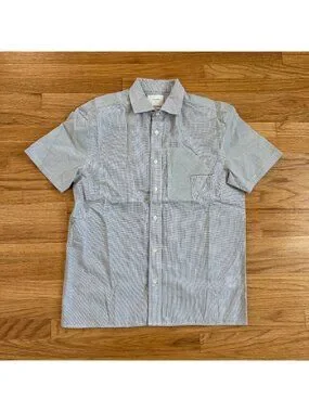 Billy Reid | Shirts | Billy Reid Selvedge Check Pattern Short Sleeve ...